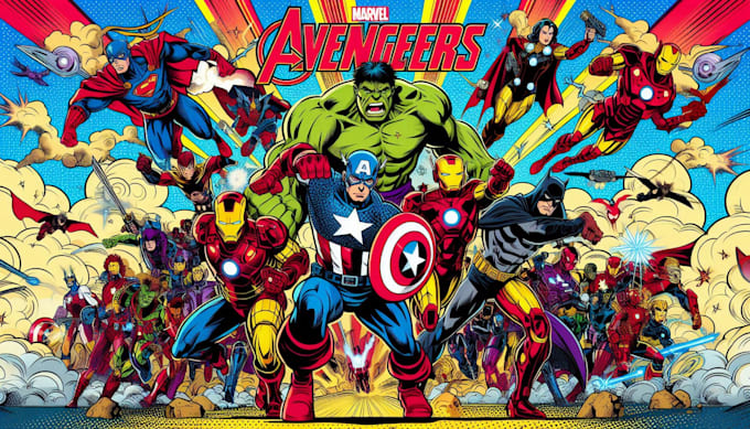 Create professional comic superhero pop art portraits by Tanithalok ...