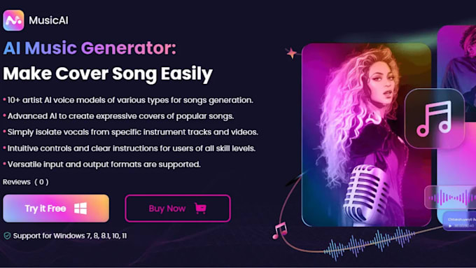 Ai music streaming app lyrics generator app, ai music app by Haydntech ...