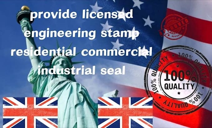 Provide licensed engineering stamp residential commercial industrial ...