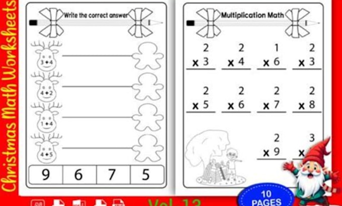 Create custom activity books, worksheets for children by Benenry | Fiverr