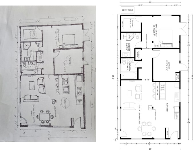Convert hand drawn plans into cad by Melkamsisay3 | Fiverr Convert hand drawn plans into cad by Melkamsisay3 | Fiverr