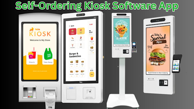 Build android or windows self ordering kiosk software, your business by ...