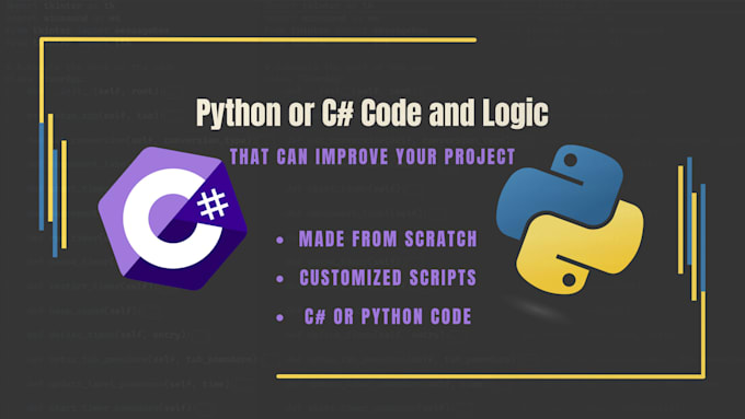 Help you with python or csharp code and logic by Douuurado | Fiverr
