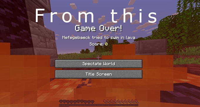 Restore your minecraft hardcore world, java and bedrock by Hardcorerobb ...