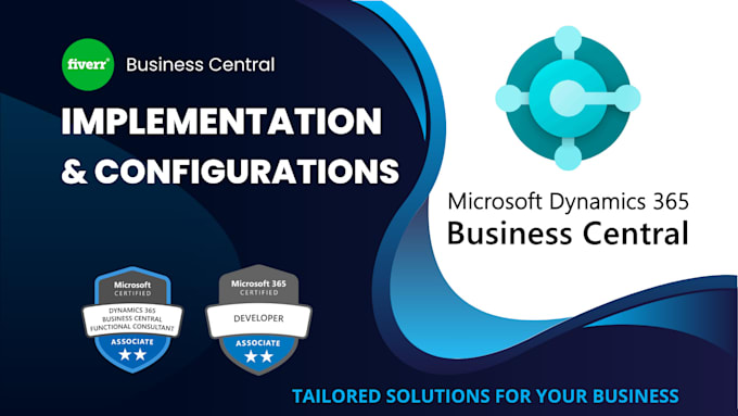 Implement and configure microsoft dynamics 365 business central by Chamathrt | Fiverr