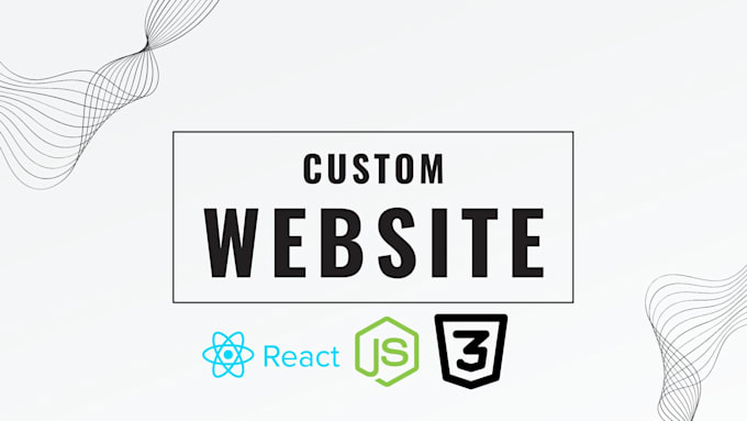 Create a custom react website by Granttscott | Fiverr