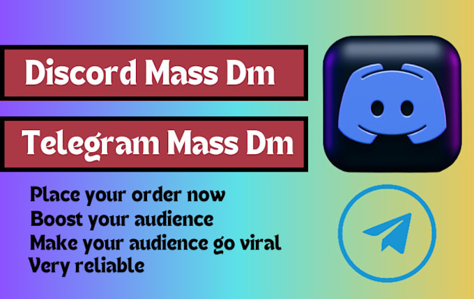 Do discord mass dm, telegram mass dm, nft discord mass dm, discord ...