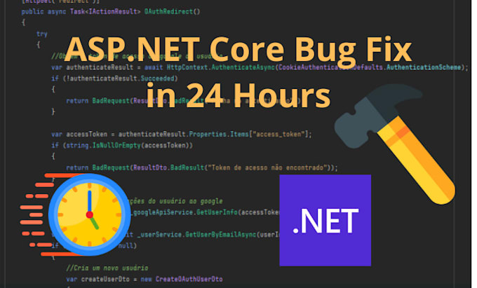 Bug fix in your asp net core api quickly by Eduardo_kroetz | Fiverr Bug fix in your asp net core api quickly by Eduardo_kroetz | Fiverr