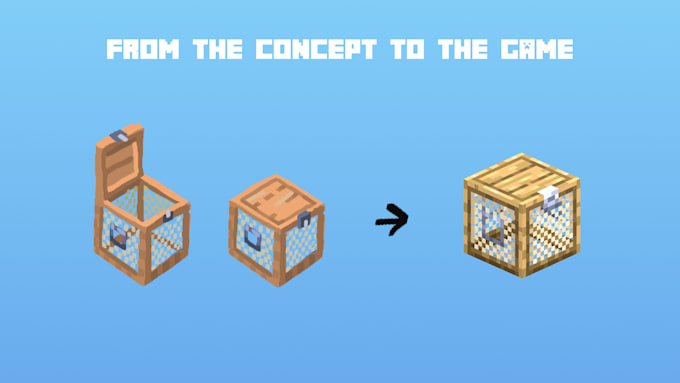 Create minecraft style models and art for your mod by Yuri_nery | Fiverr