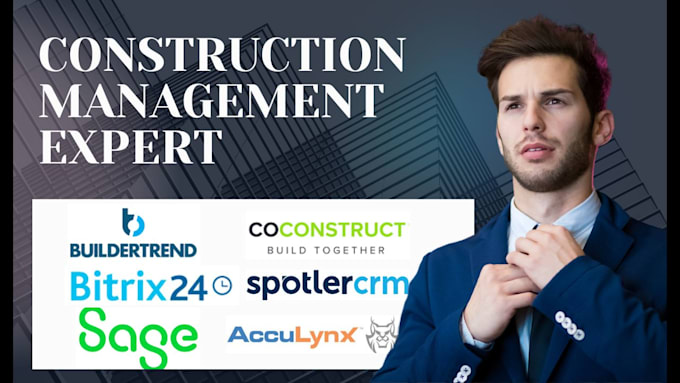 Buildertrend sage construction bitrix24 coconstruct spotler crm construction crm by Mearcyy | Fiverr