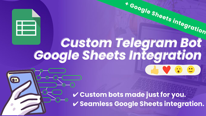 Customize telegram bots with google sheets integration by Olexandracodes | Fiverr