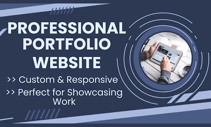 Design responsive portfolio websites by Tech_male | Fiverr