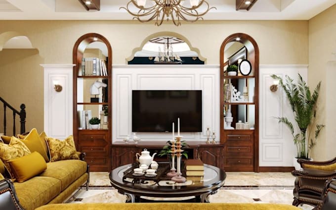 Be your 3d blender house modeler, 3dmax interior design, 3d rendering ...