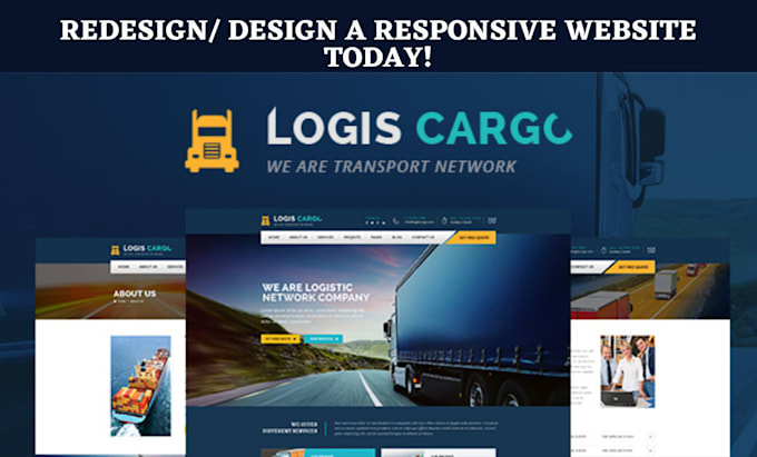 Redesign design cargo, courier, towing, logistics, rental, delivery ...