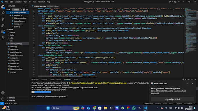 Create interactive python games to make arabic and language learning fun by Ramazan_dundar | Fiverr