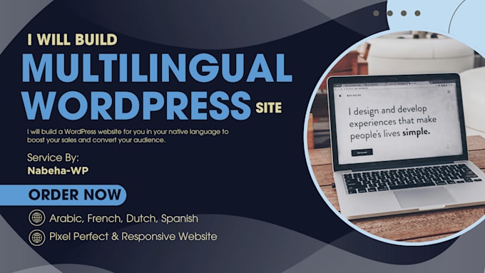 Build multilingual wordpress website by Nabiha_wp | Fiverr