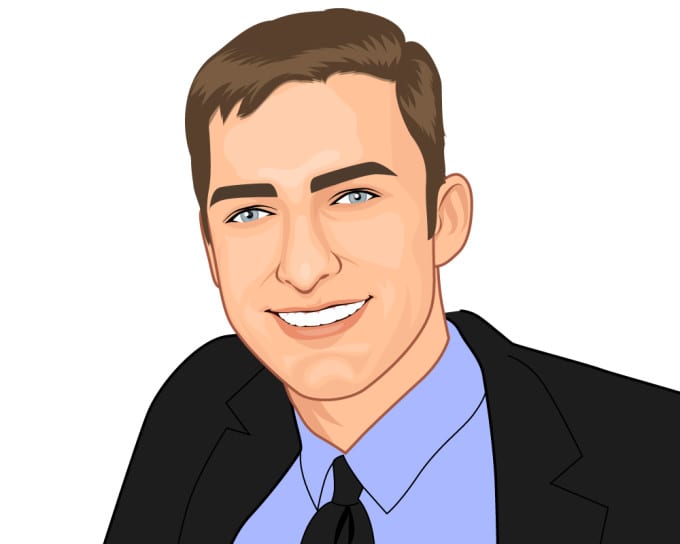 Make cartoon vector portrait for you by Traffic_seo_web | Fiverr