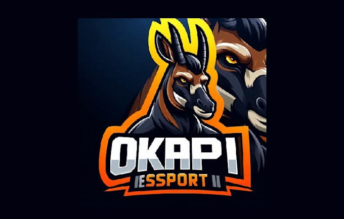 Do unique okapi and zebra mascot logo delivered in 2 days by Maritza ...