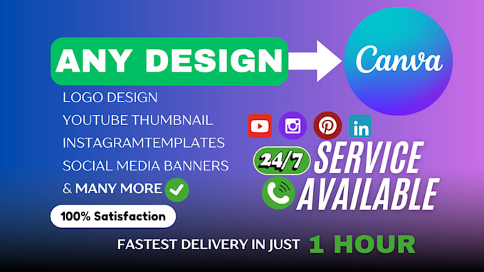 Do any designs at canva for your business by Navyakandukuri | Fiverr