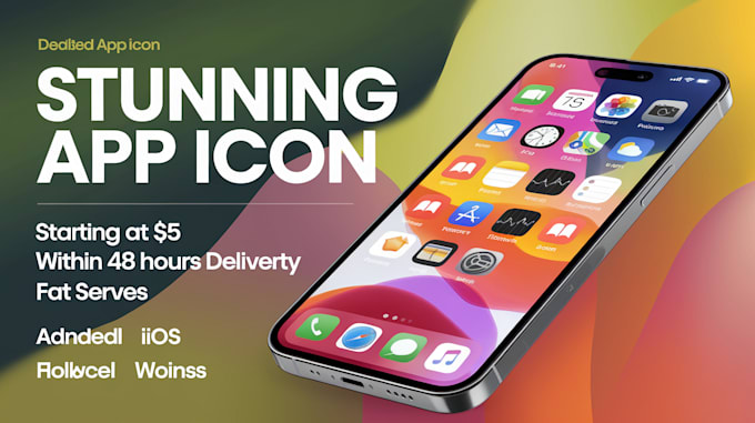 Design an amazing app icon for mobile app by Redeemopeyemi | Fiverr