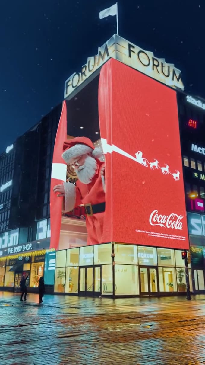 3d billboard animation 3d anamorphic animation led screen cgi 3d led ...