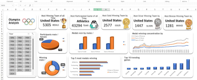 Create dashboards in excel and power bi for you business by Amhamzaaaa ...