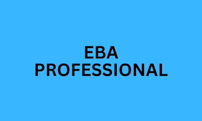 Make you a eba person by Jeff_buffett | Fiverr
