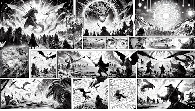 Make a comic or manga page for your story by Izettempson | Fiverr
