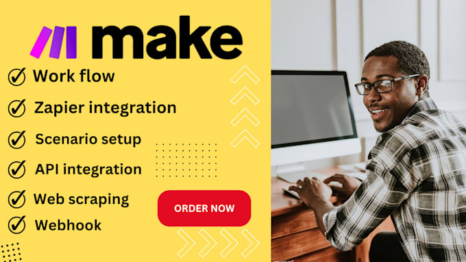 Setup make com automation, make com scenario, make com, integromat, made com by Miracletechyz ...