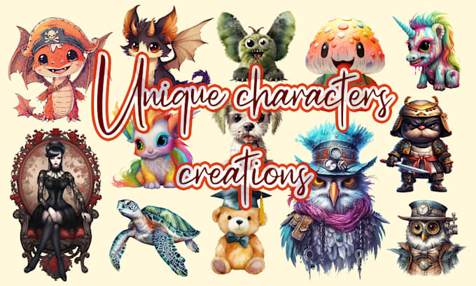 Design unique png characters by The0dorv | Fiverr