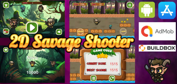 Create buildbox game,2d game,multiplayer,fix bugs,rpg,fps,reskin,level ...