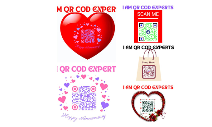 Create qr cod generator with qr cod logo experts by Munna35p | Fiverr