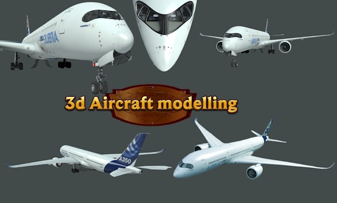 Design 3d aircraft model 3d realistic airplane rc plane cad model in ...