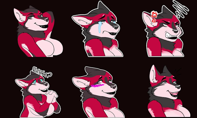 Create furry animated telegram sticker, crypto telegram stickers ...