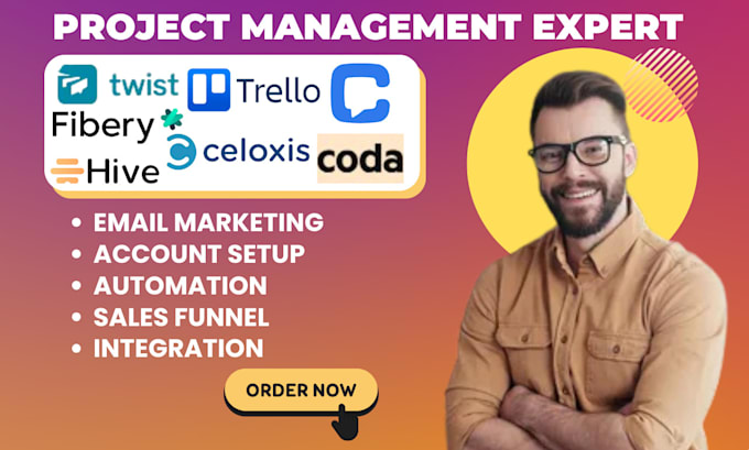 Setup fibery io chanty hive twist coda io flow celoxis trello project ...