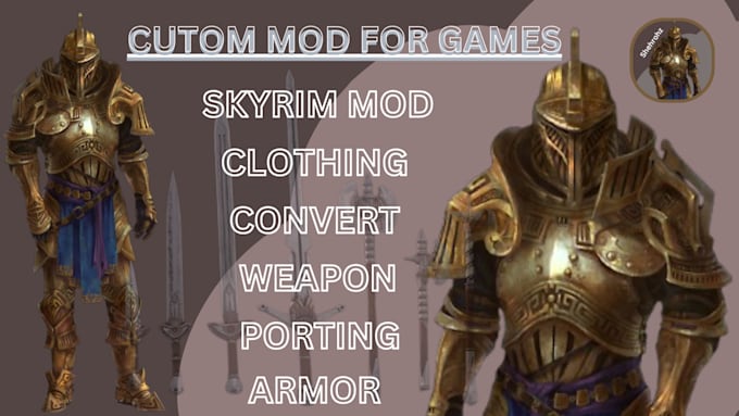 Mod games skyrim mod fallout 4 sfm model fnf vrm mmd do weapon armor ...