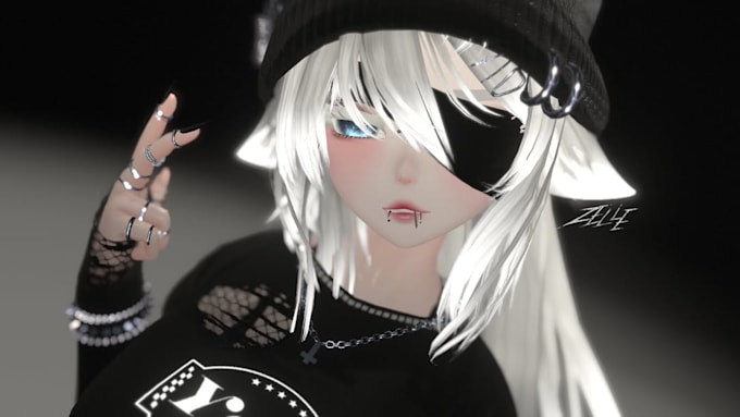 Create Custom 3d Model For Vrchat Vr Character Vrc Avatar Vr Chat