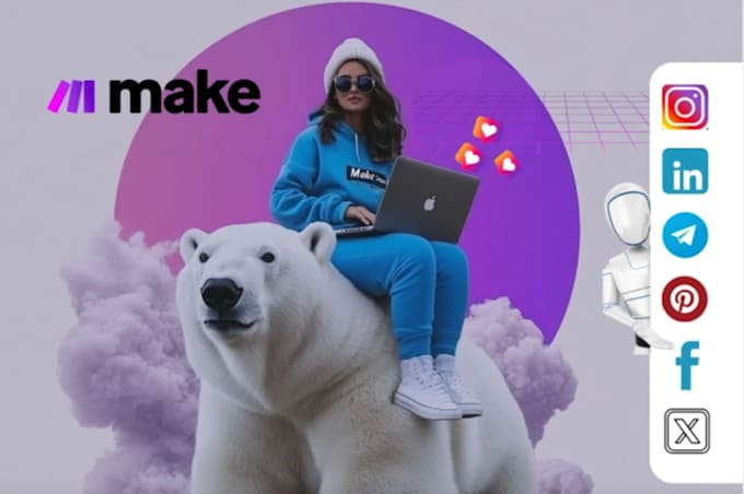 Create custom automation workflows using make com by Nastyades8 | Fiverr Create custom automation workflows using make com by Nastyades8 | Fiverr