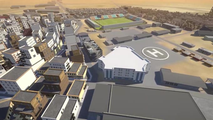 3d game map 3d map design, fortnite map ,vr map,3d game environment in ...