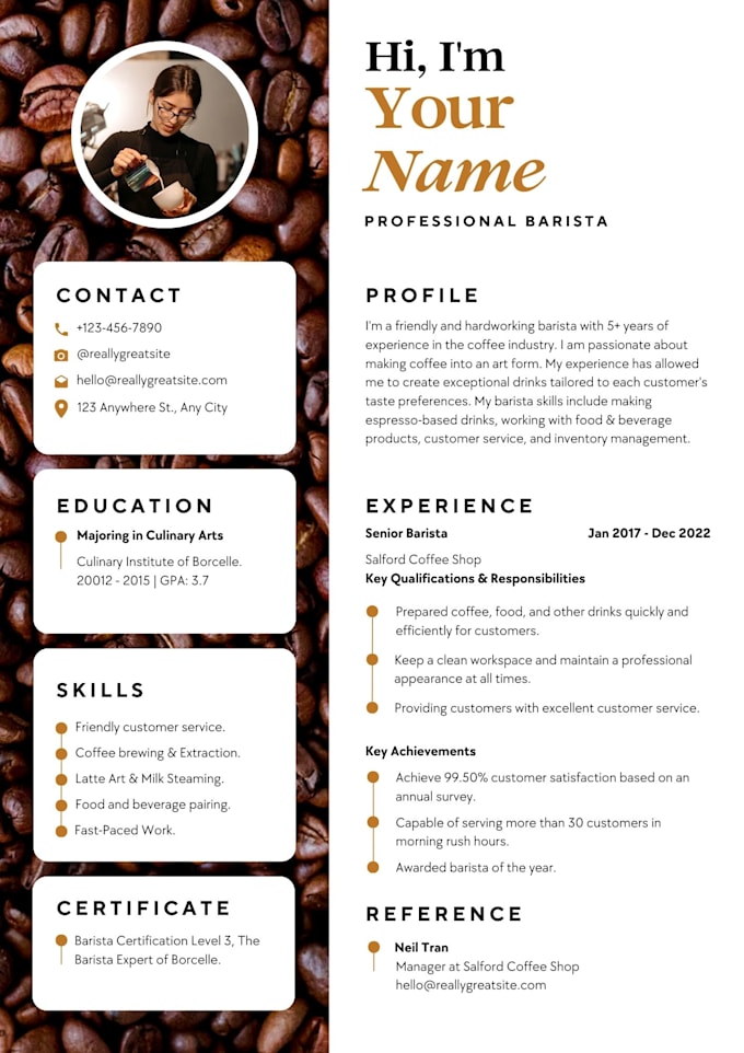 Design and tailor your cv to highlight your skills by Delisjes | Fiverr