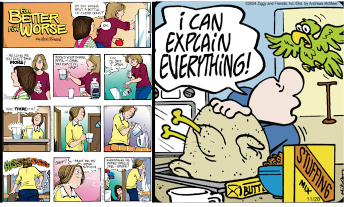 Create custom comic strip, cartoon illustration, storyboard art, and ...