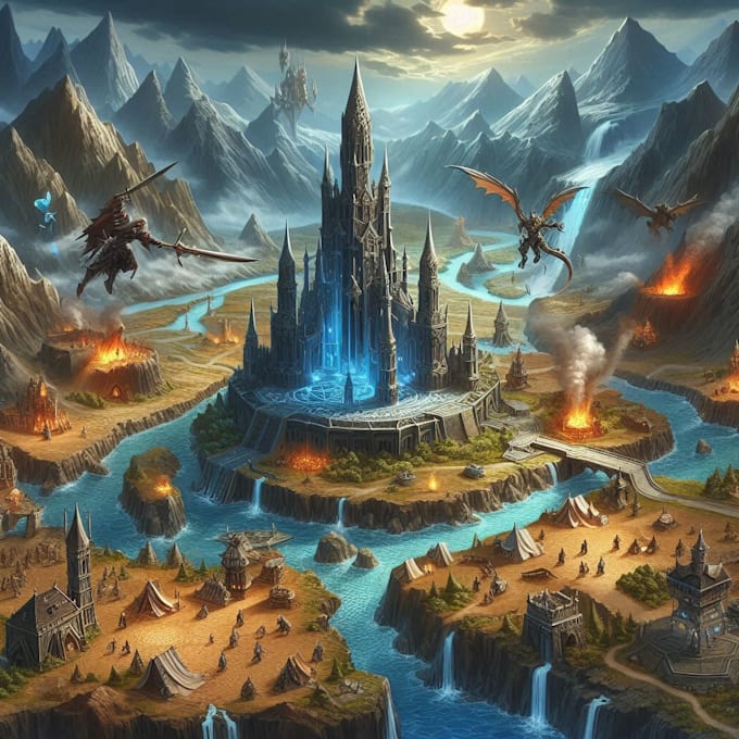 Make a fantastic battle map for your role playing game by Belawasei ...