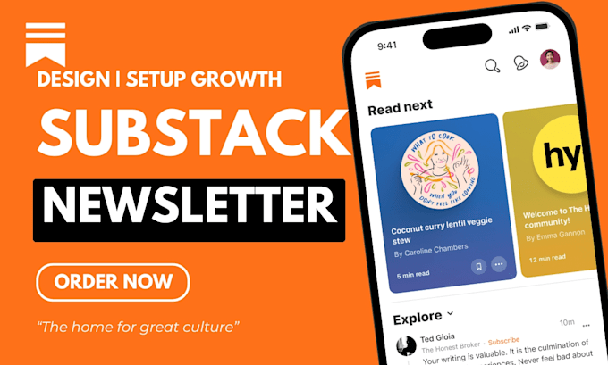 Setup substack account substack newsletter template schedule post and ...