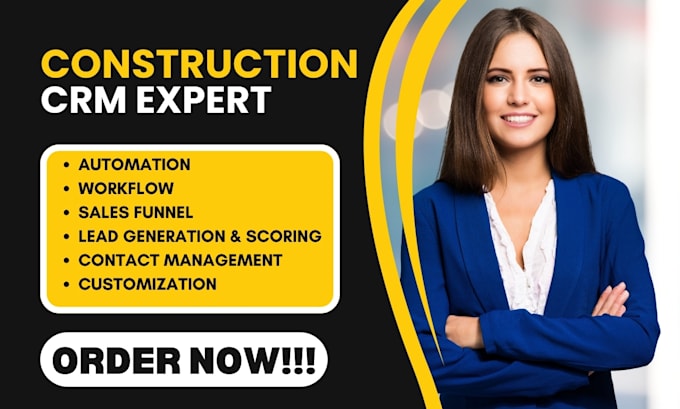 Setup procore buildertrend jobnimbus zapier zoho coconstruct construction crm by Spiffy_design ...