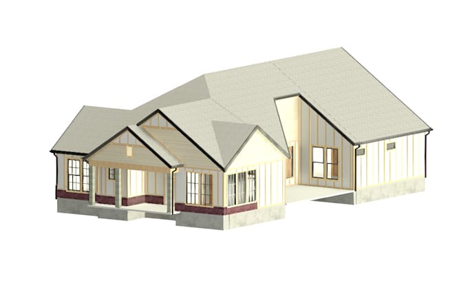 Create accurate revit models from your pdf house plans by Quoc_ng | Fiverr