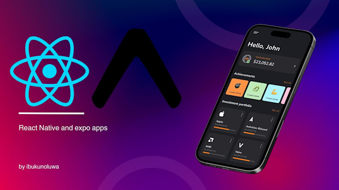 Build mobile app for you ios and android with react native by ...