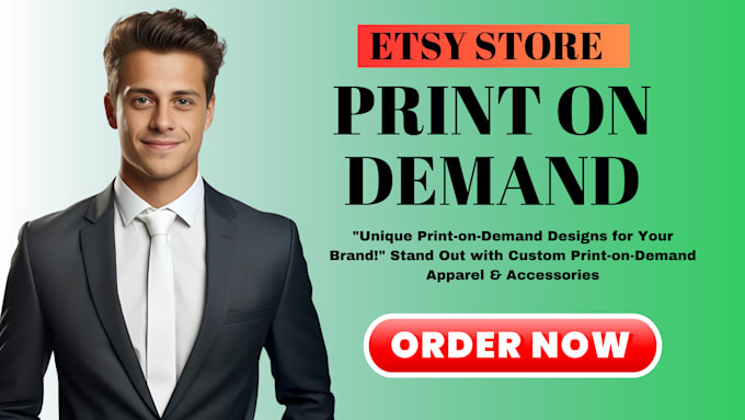 Design etsy digital product etsy shop setup print on demand stan store ...