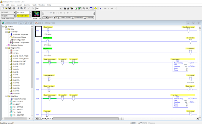 Do plc programming ladder and function block diagram by Mrjaved789 | Fiverr