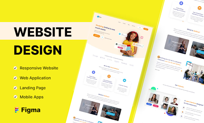 Design figma website responsive website and website design by Uxui ...