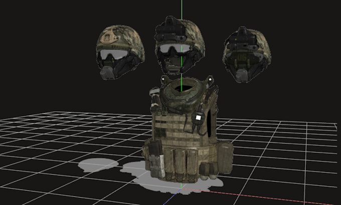 Do custom 3d vrchat military character specially for you by Maria ...